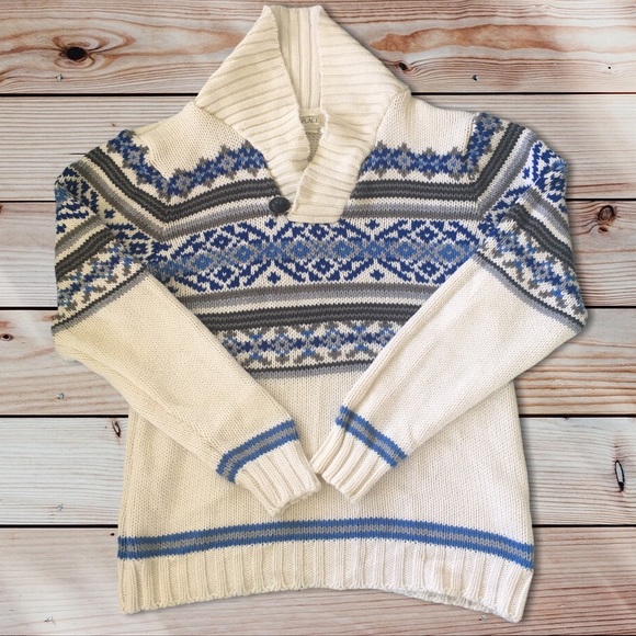 The Children's Place | Shirts & Tops | Tcp Blue Fair Isle Winter ...